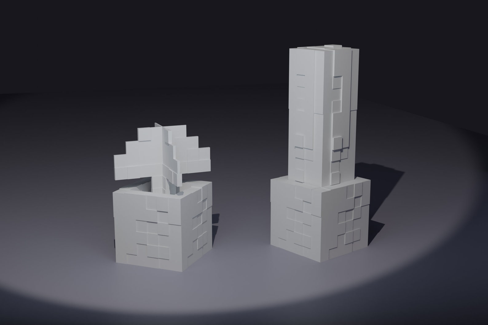 3D Printable Minecraft Flower Pot STL Files - Etsy