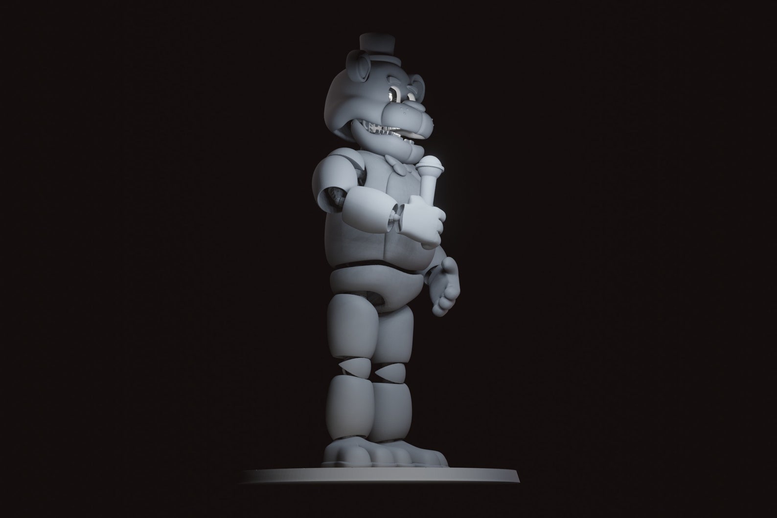 Freddy Fazbear 3D Printable Figure STL File Five Nights at Freddy's - Etsy
