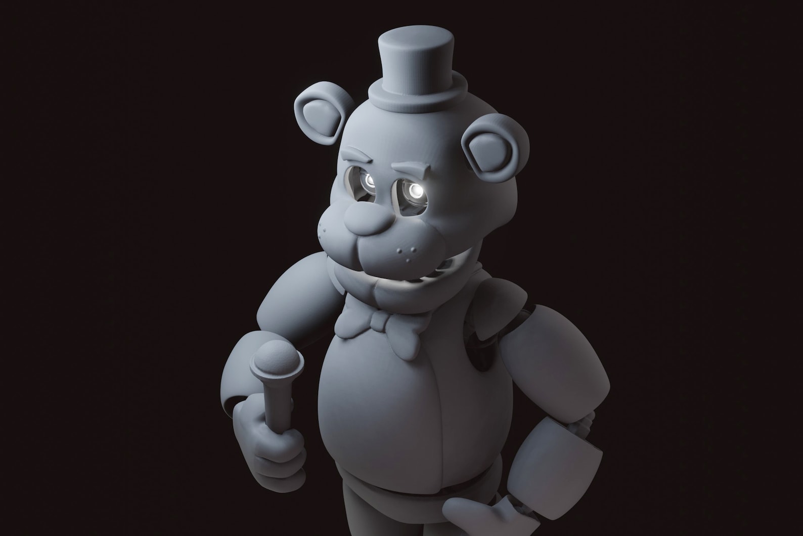 Freddy Fazbear 3D Printable Figure STL File Five Nights at Freddy's - Etsy