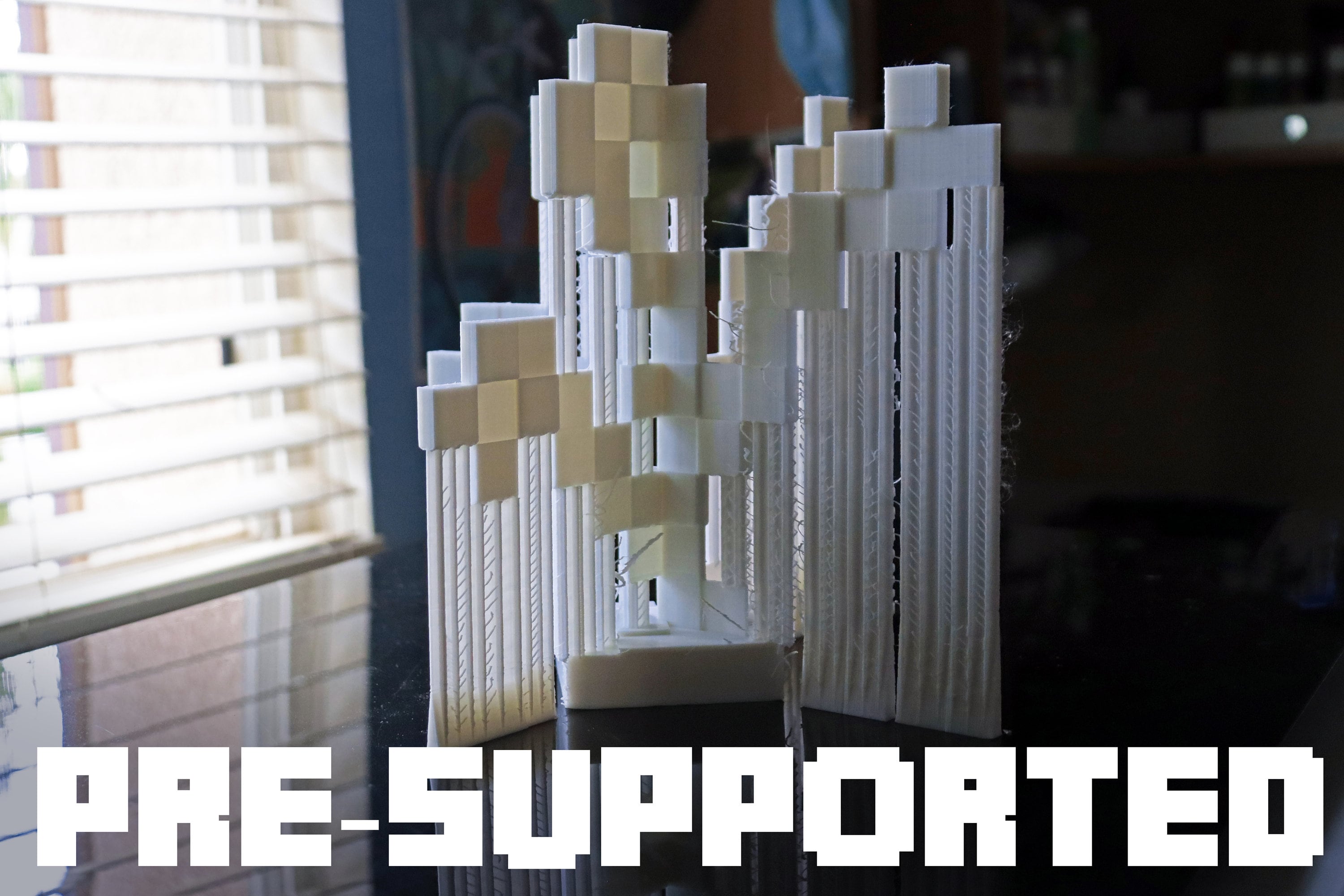 3D Printable Minecraft Flower Pot STL Files - Etsy