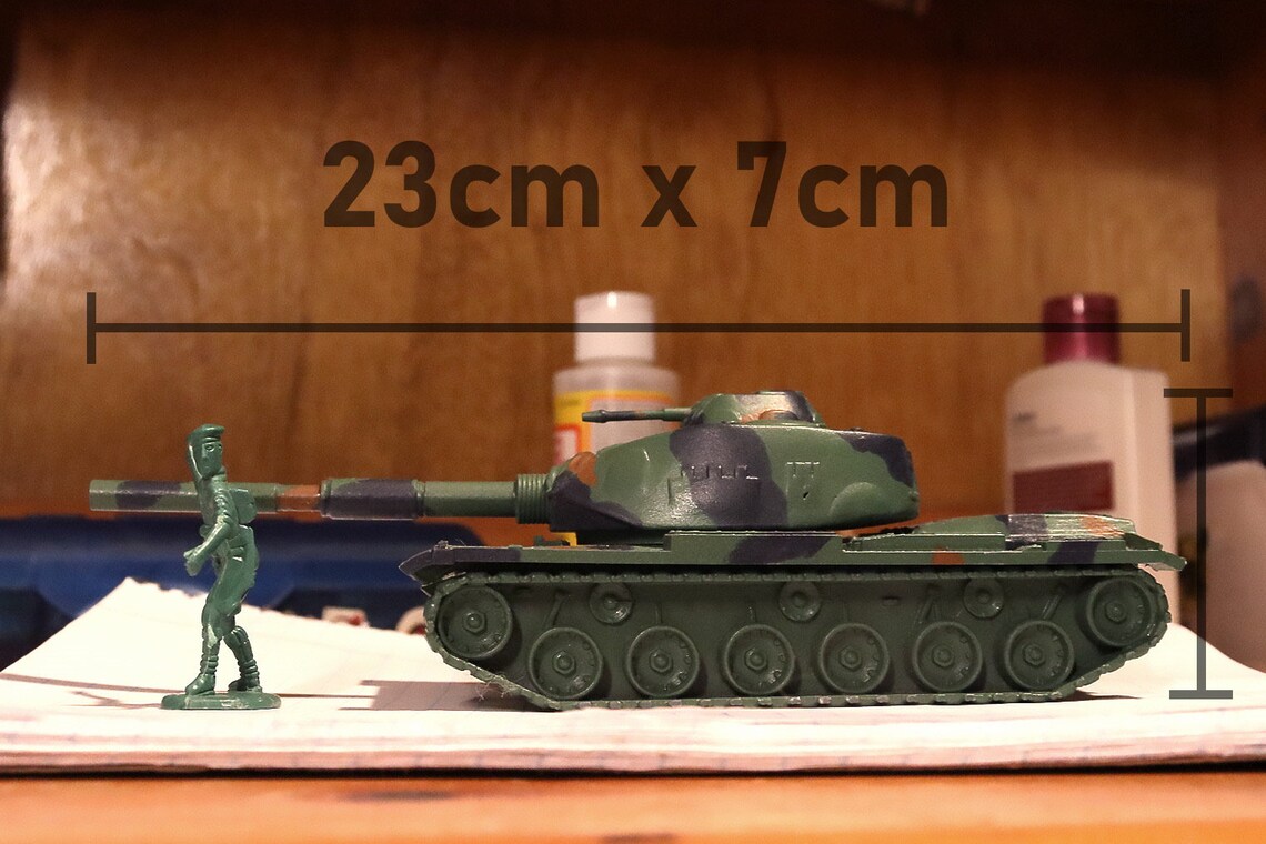 Army Men Super Tank M60 Boley 3D Printed Remake - Etsy