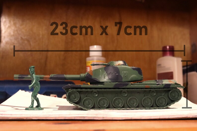 Army Men Super Tank M60 Boley 3D Printed Toy Remake - Etsy