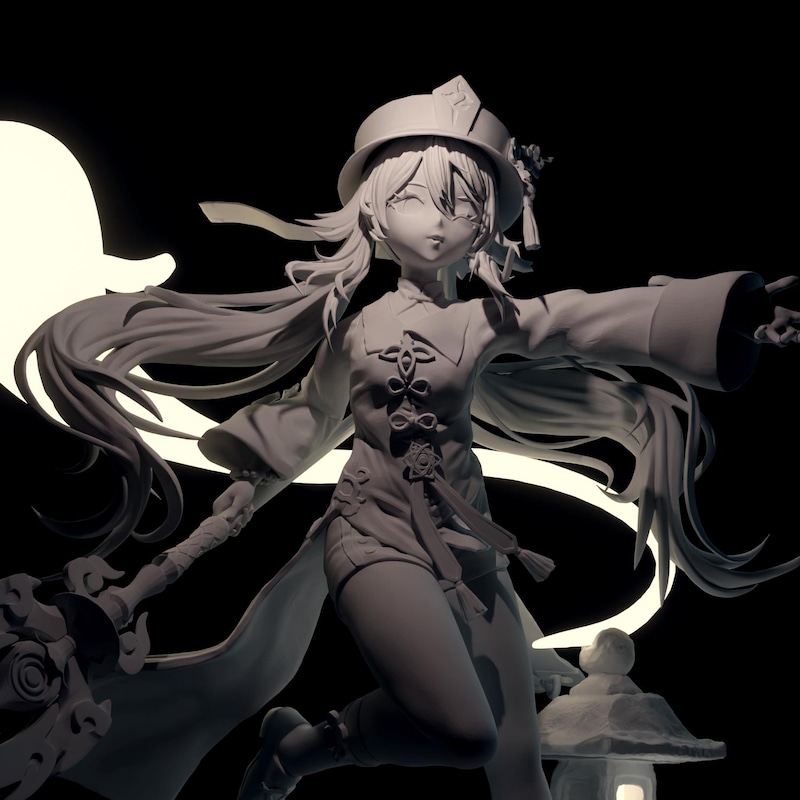 Genshin Anime Figure - Etsy