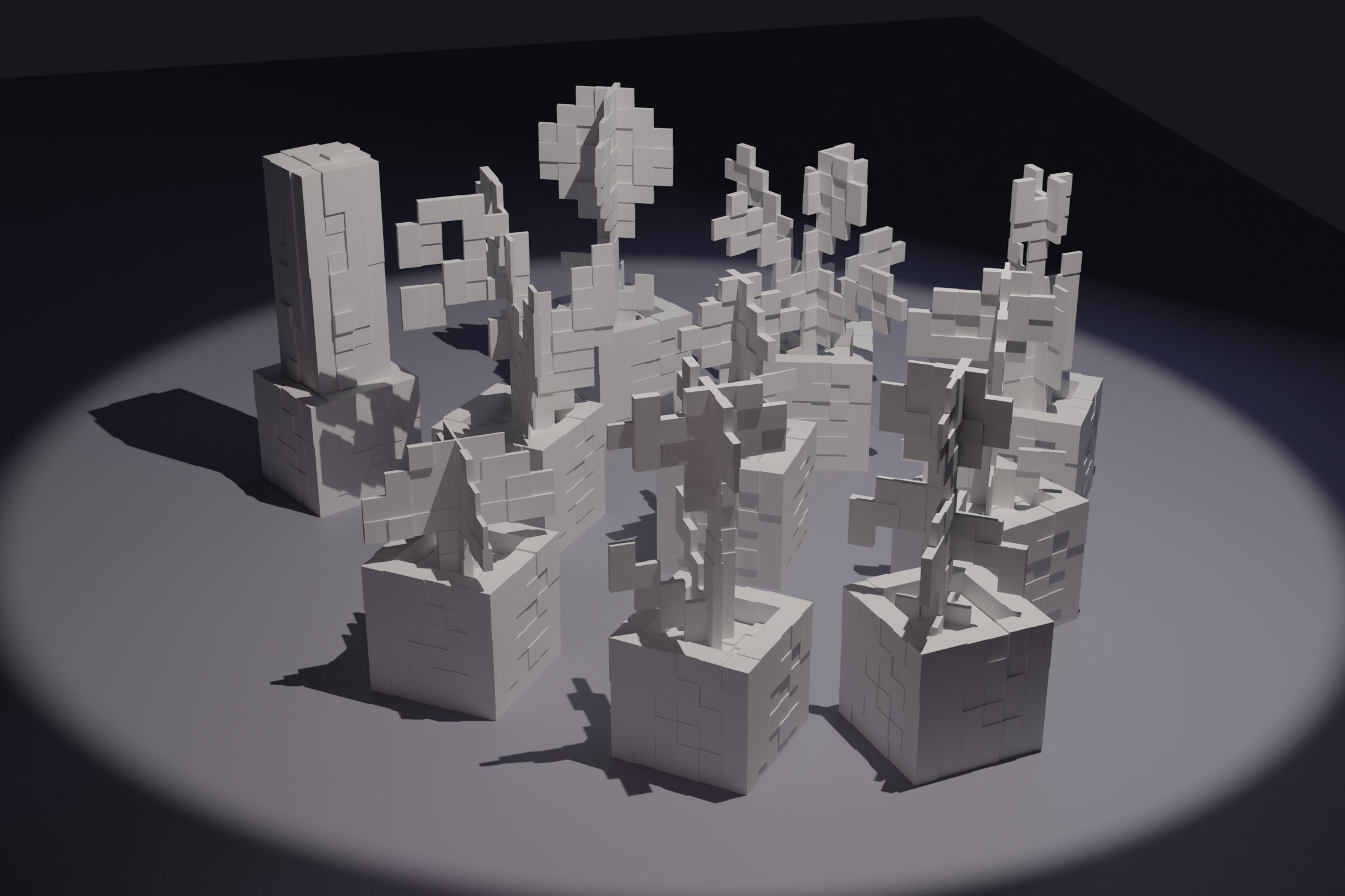 3D Printable Minecraft Flower Pot STL Files - Etsy