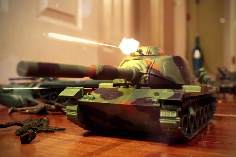 Army Men Super Tank M60 Boley 3D Printed Toy Remake - Etsy