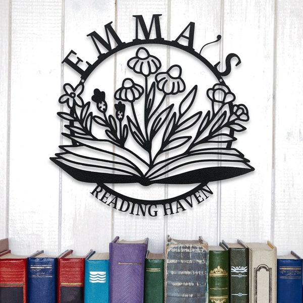 Custom Library Sign - Etsy