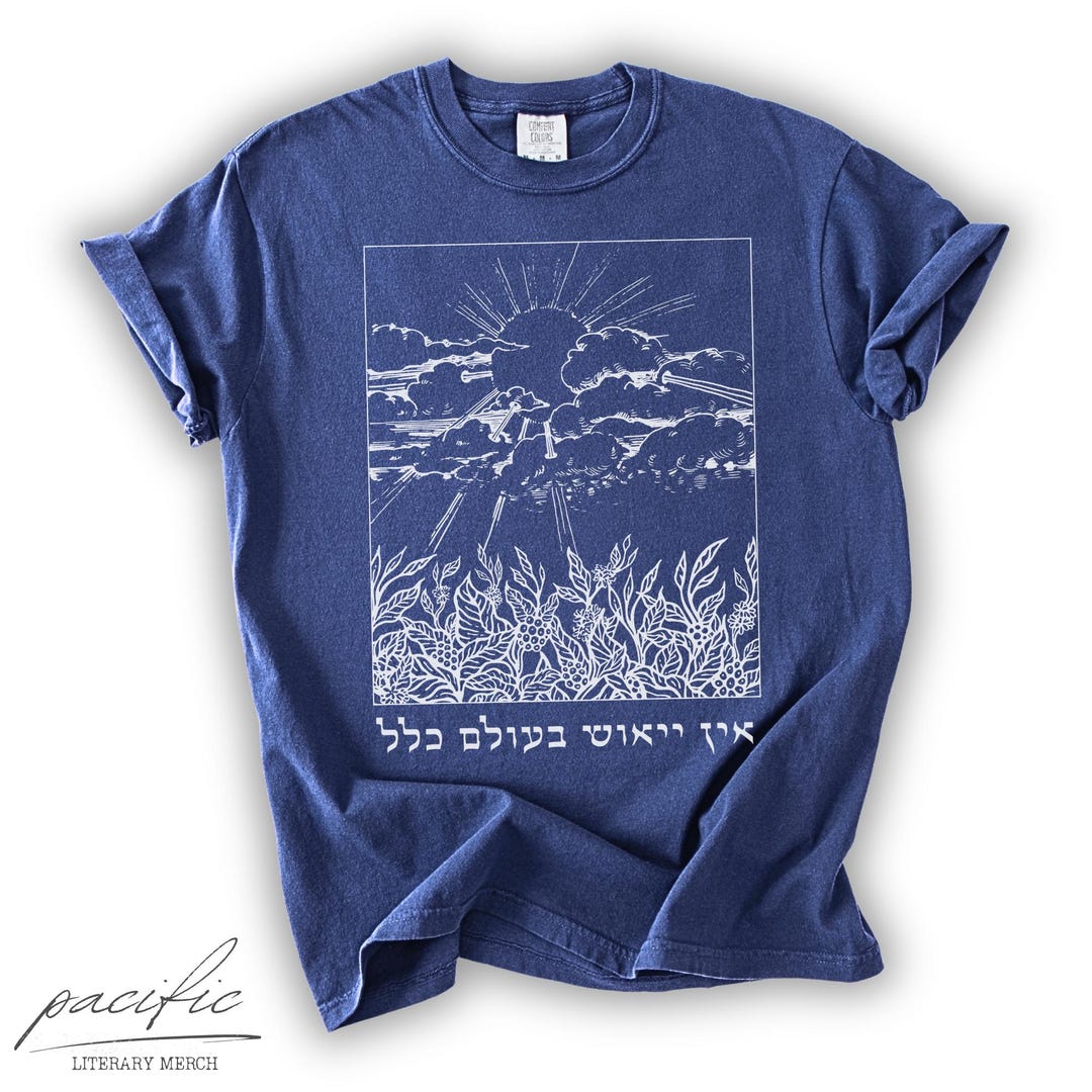 Rabbi Nachman Quote in Hebrew T-shirt | "there Can Be No Lost Hope at ...