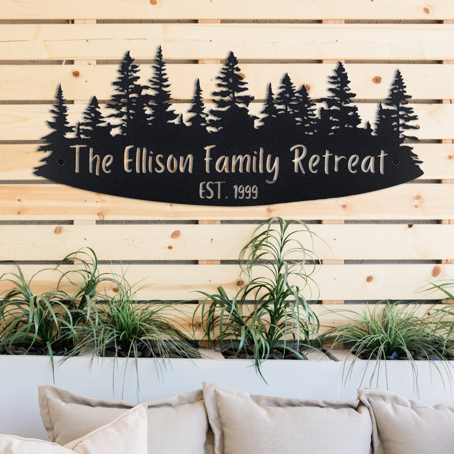 Personalized Forest Metal Sign - Suitable for Indoor and Outdoor Use - Etsy