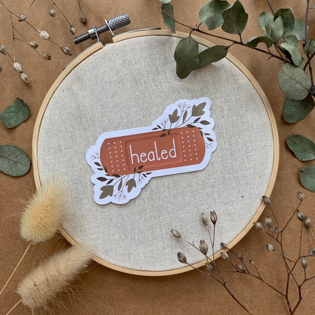 Glossy Vinyl Sticker High Gloss Sticker Plaster Healed - Etsy