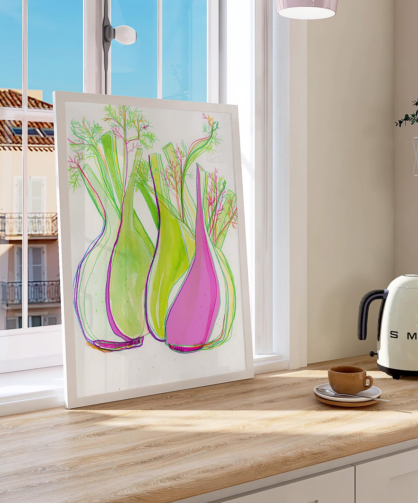 Turnip Vegetable Art Prints, Kitchen Prints Decor Food Poster, Carrots ...