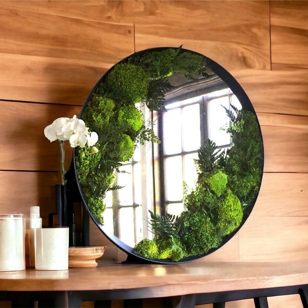 Moss Mirror - Etsy