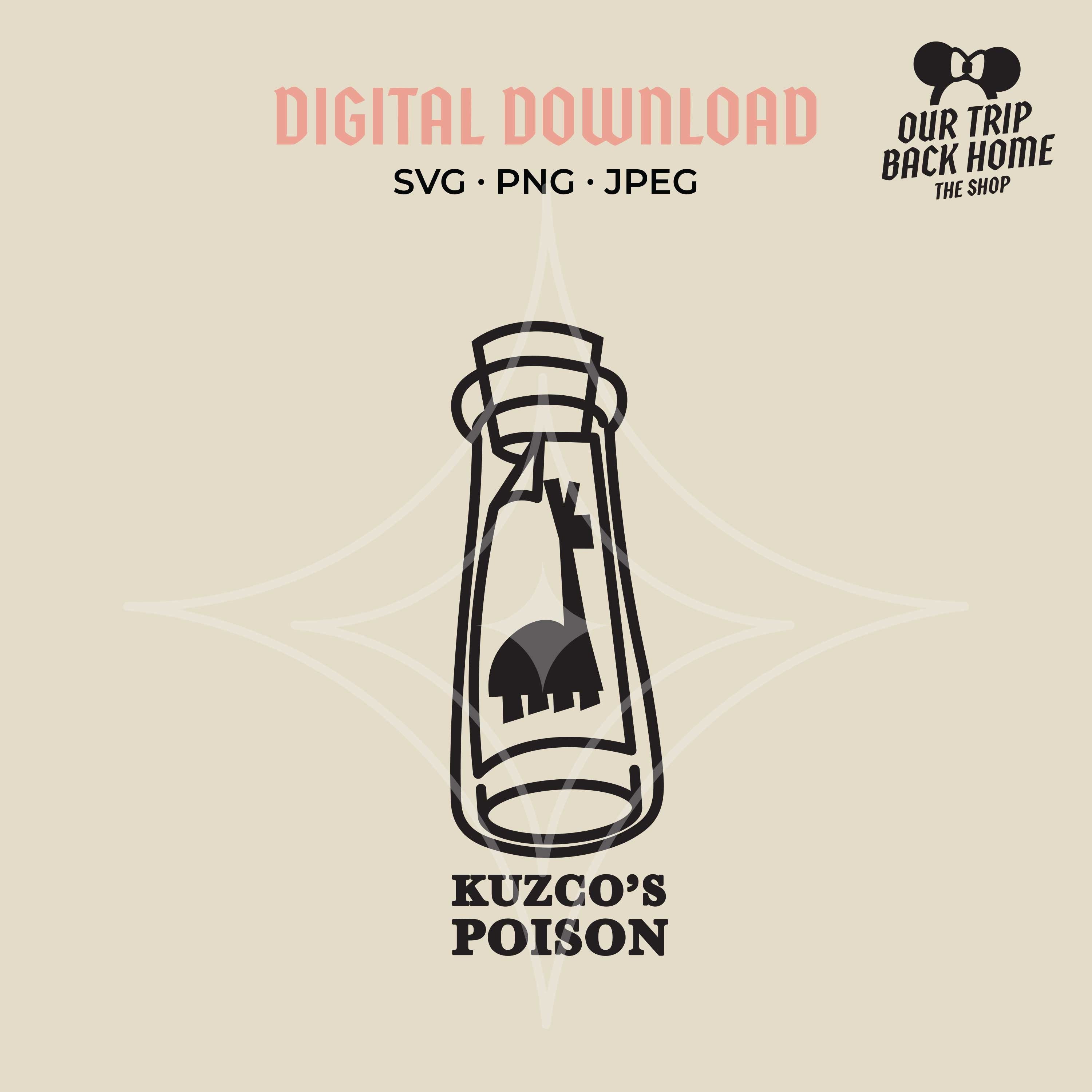 Svg, Png, Jpeg, Kuzco's Poison, Llama, Kronk, Emperor's New Groove ...