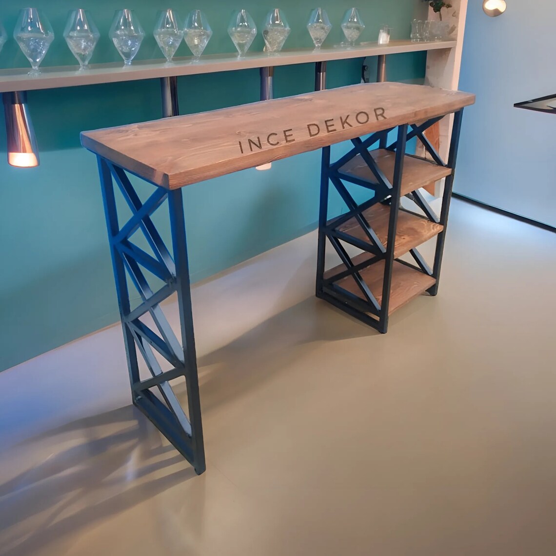 Custom Bar Table Wooden Bar Table Pub Table Bar Table With Storage ...