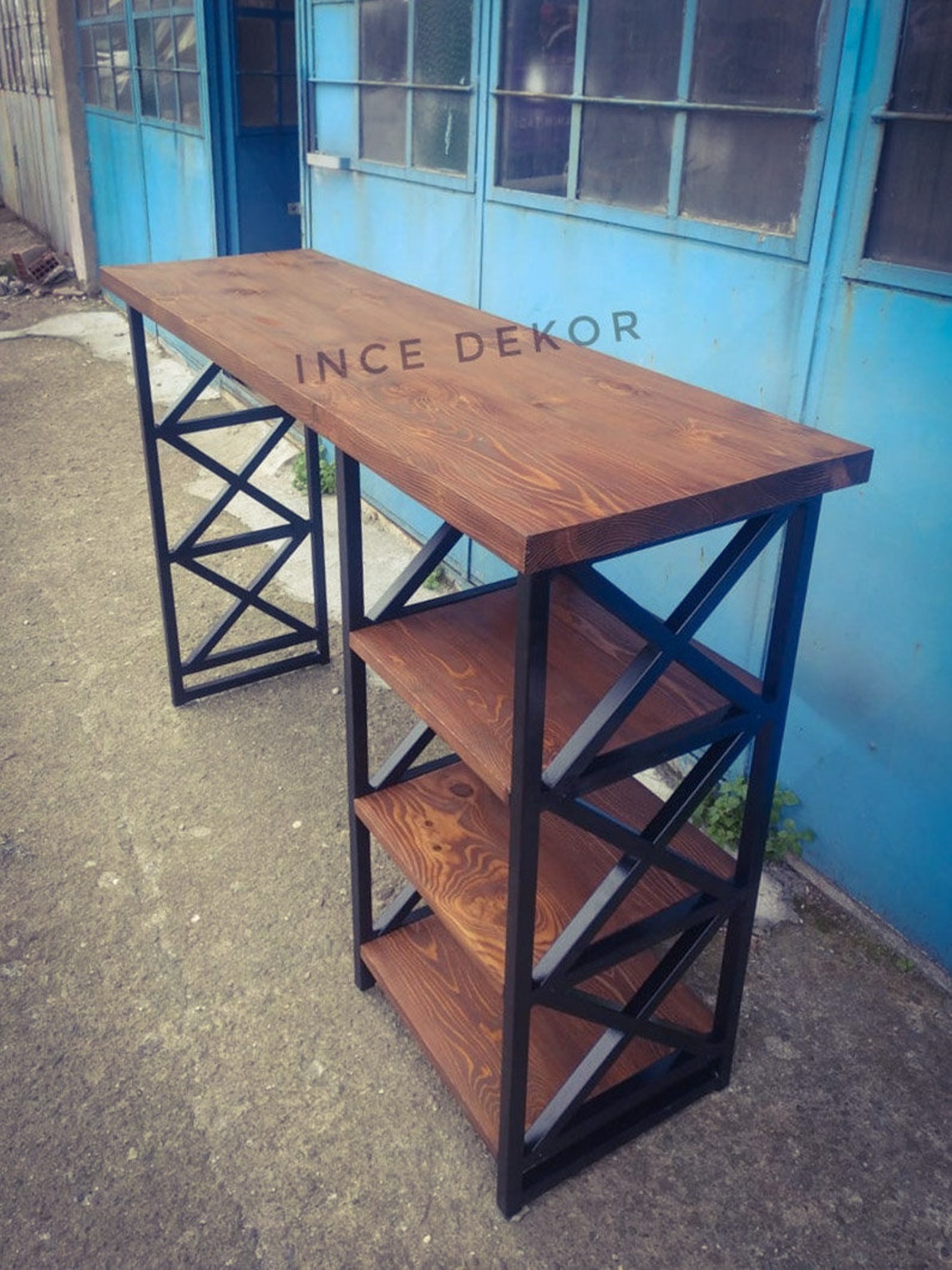 Rustic Bar Table Breakfast Table Kitchen Table Long Table High Table ...