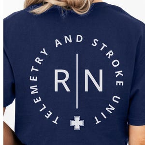 Telemetry and Stroke Unit Nurse Shirt, Cardiac Telemetry Nurse ...