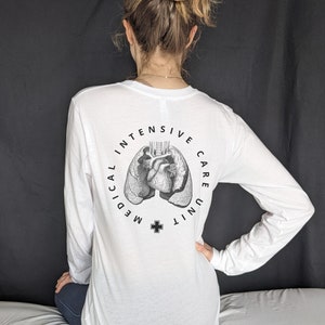 Medical Intensive Care Unit Shirt MICU Nurse Long Sleeve Shirt ICU ...