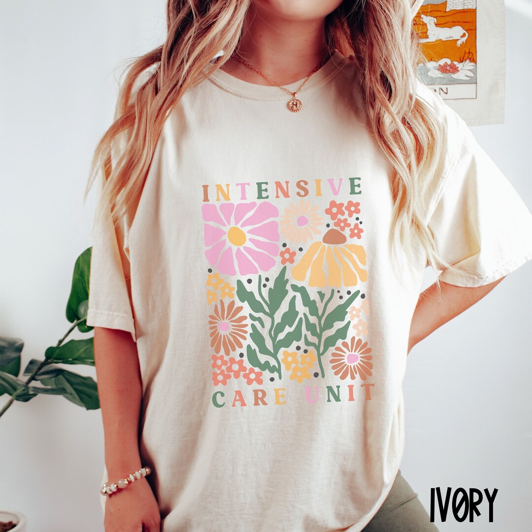 ICU Nurse Shirt Critical Care Nurse Intensive Care Nurse Shirt ICU ...