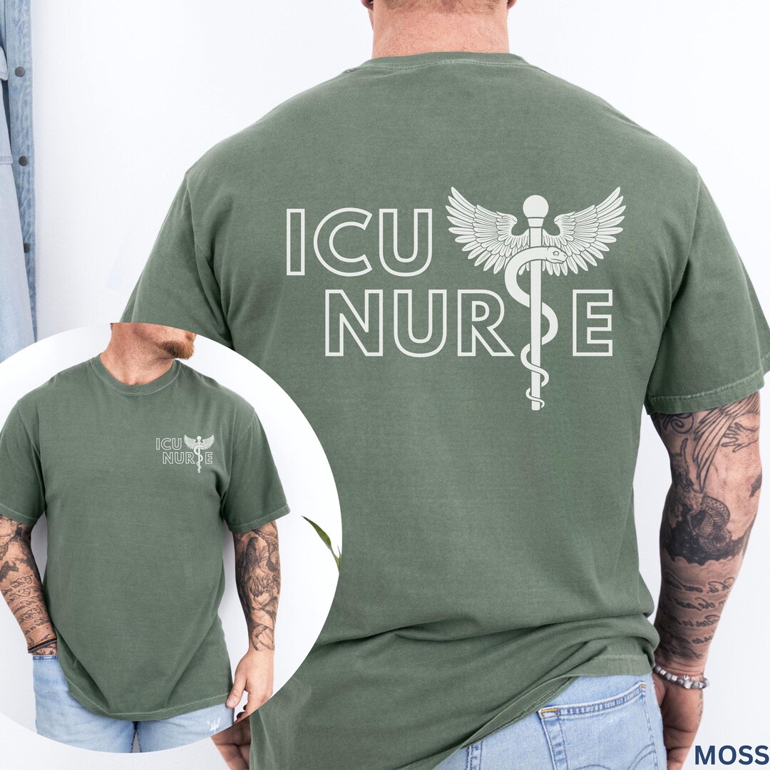 ICU Nurse Shirt, Intensive Care Unit, Male Nurse, Critical Care, Gift ...