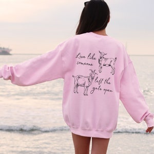 Goat Sweatshirt Goat Lover Gift Goat Gifts Goat Shirt Goat Sweater Goat ...