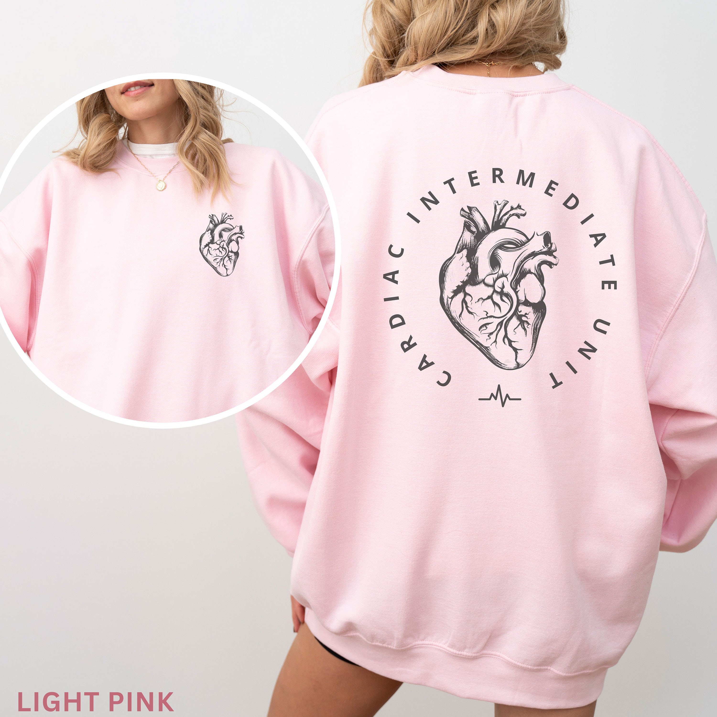Cardiac Intermediate Unit Nurse Sweatshirt, Cardiology Shirt, CICU ...