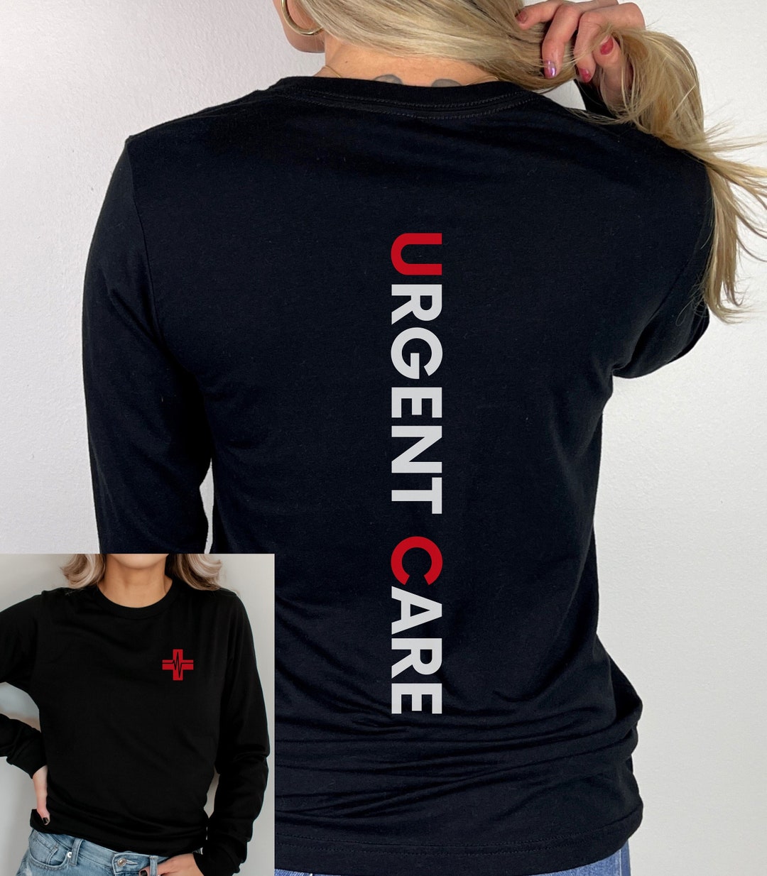 Urgent Care Long Sleeve Shirt, Emergency Medicine, Emergency Room Nurse ...