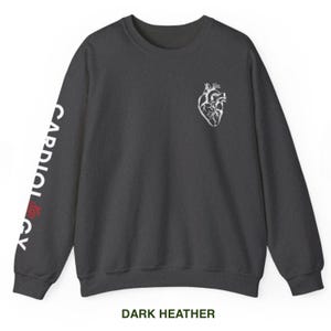 Cardiology Sweatshirt, CICU Crewneck Sweater, Cardiac RN Apparel, CVICU ...