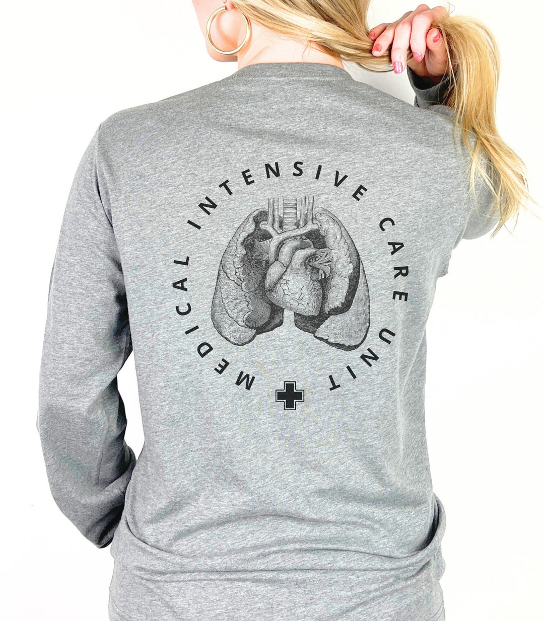 Medical Intensive Care Unit Shirt MICU Nurse Long Sleeve Shirt ICU ...