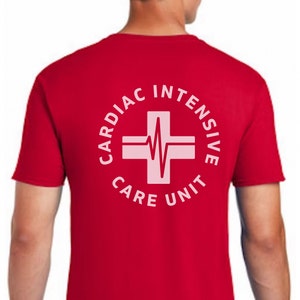 Cardiac Intensive Care Unit Cardiology Shirt CICU Cardiac Nurse Shirt ...