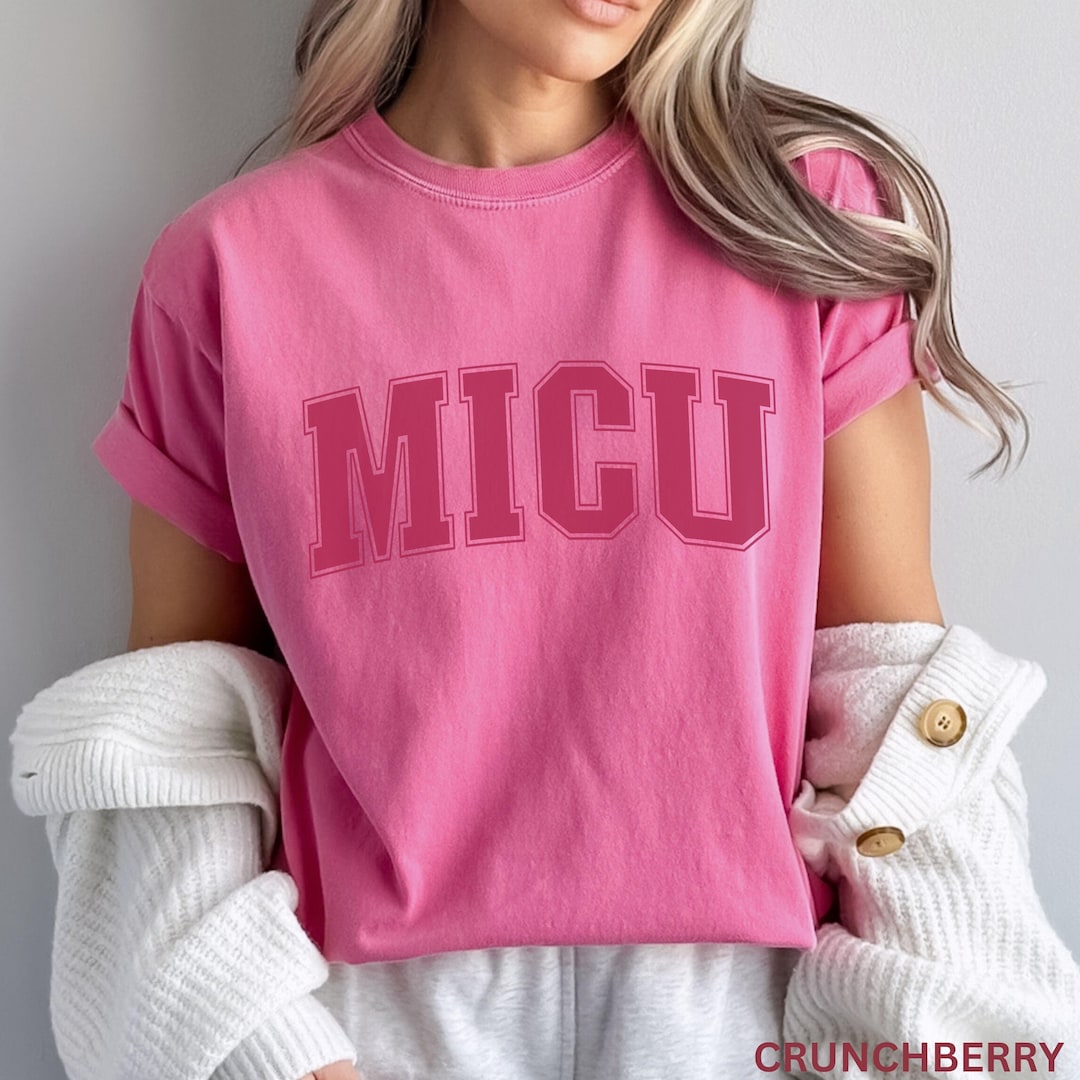 Medical Intensive Care Unit Comfort Colors Tshirt, MICU Nurse Shirts ...