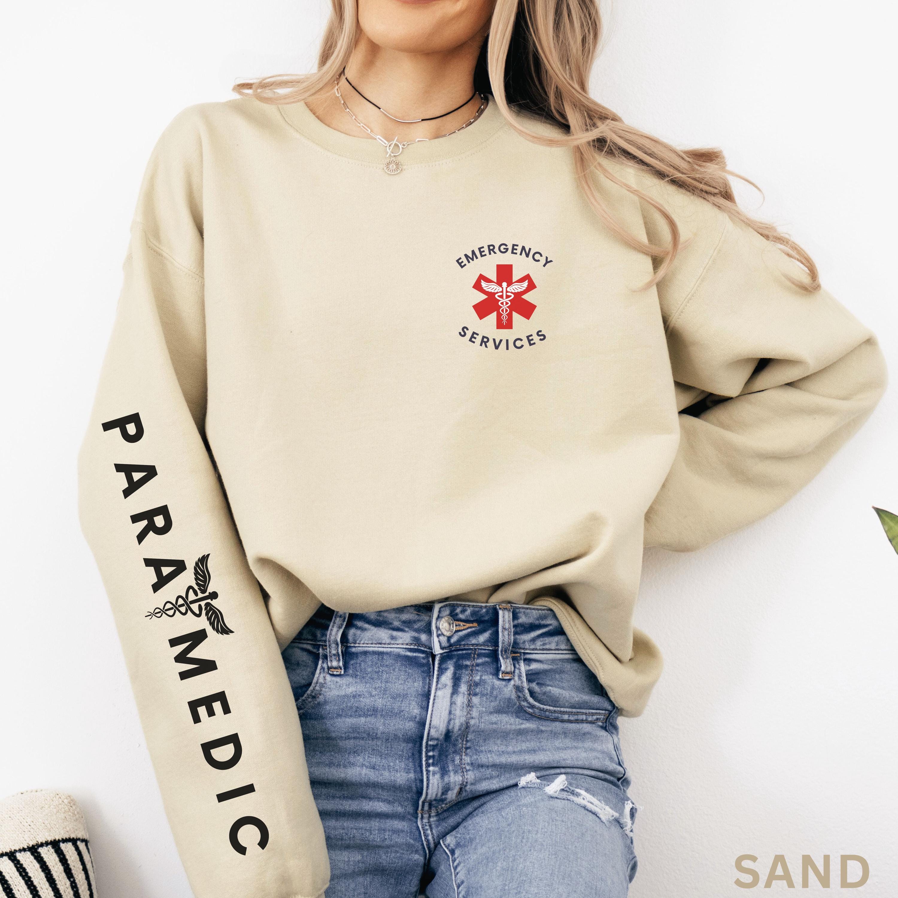 Paramedic Sweatshirt, EMS Crewneck for Work, Emergency Services, EMT ...