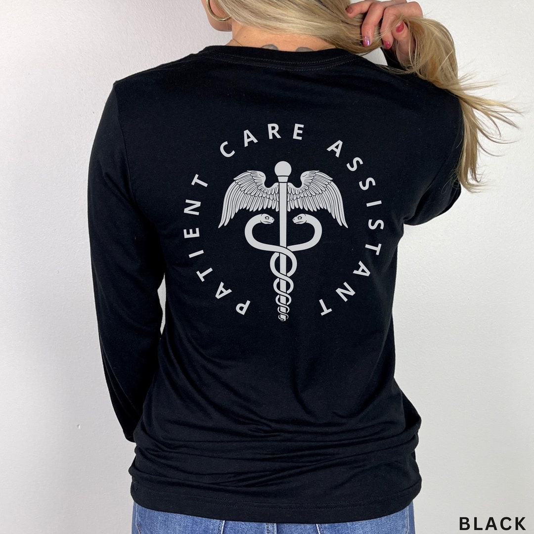 PCA Long Sleeve Shirt, PCA Gifts, Patient Care Assistant, Medical Assistant, Cna Shirts for Work ...