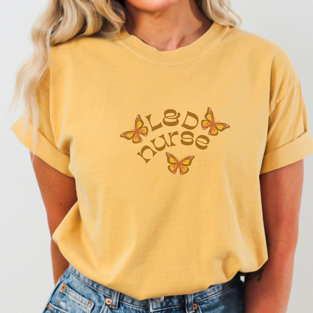 Labor and Delivery Nurse Comfort Colors Shirt, Mother Baby Nurse, Labor ...