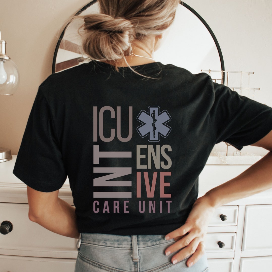 ICU Nurse Shirt Critical Care Nurse Intensive Care Nurse Shirt ICU ...