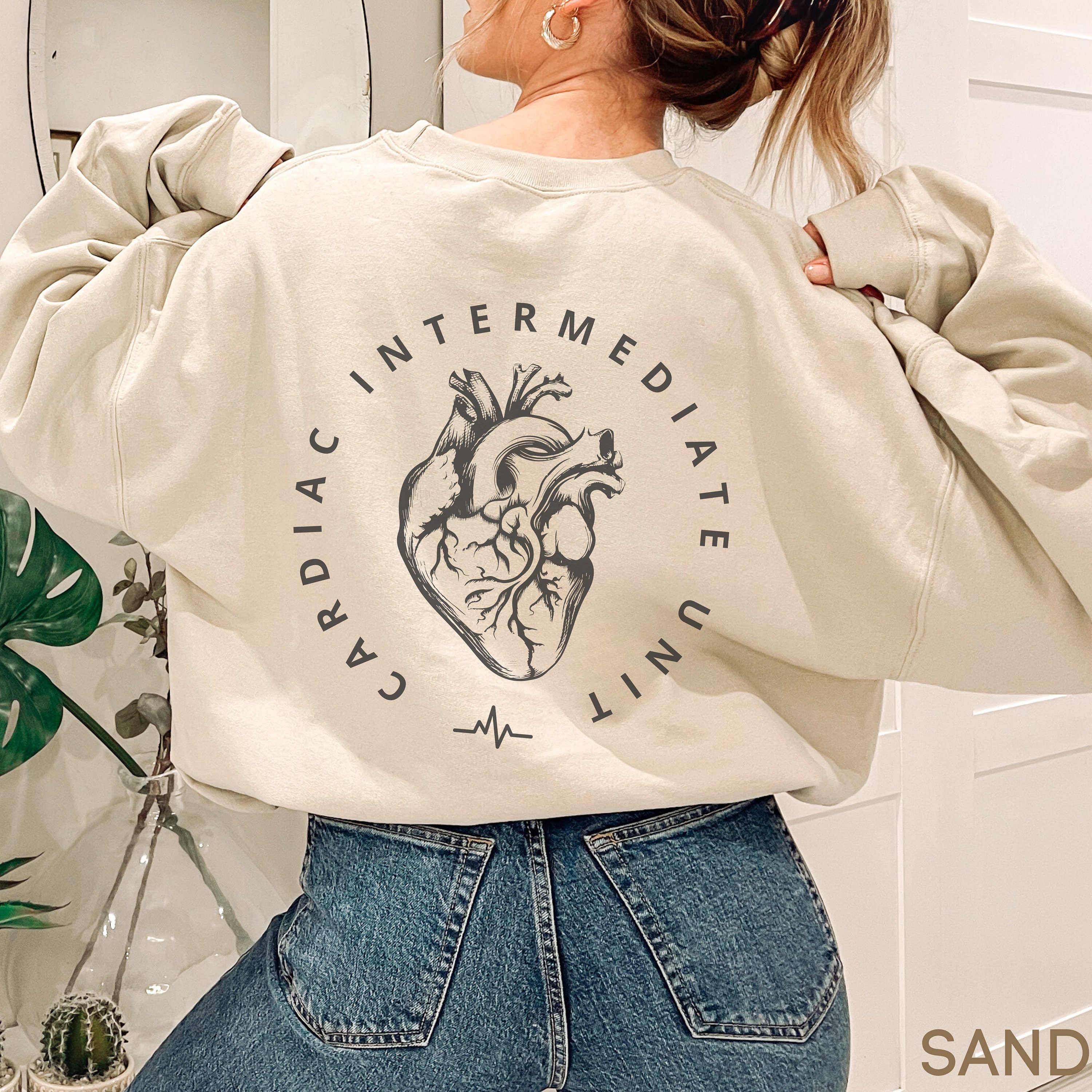 Cardiac Intermediate Unit Nurse Sweatshirt, Cardiology Shirt, CICU ...