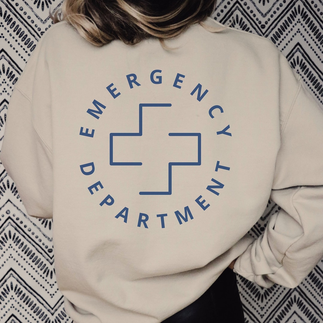 Emergency Department Sweatshirt Emergency Nurse Sweatshirt for Work ER ...