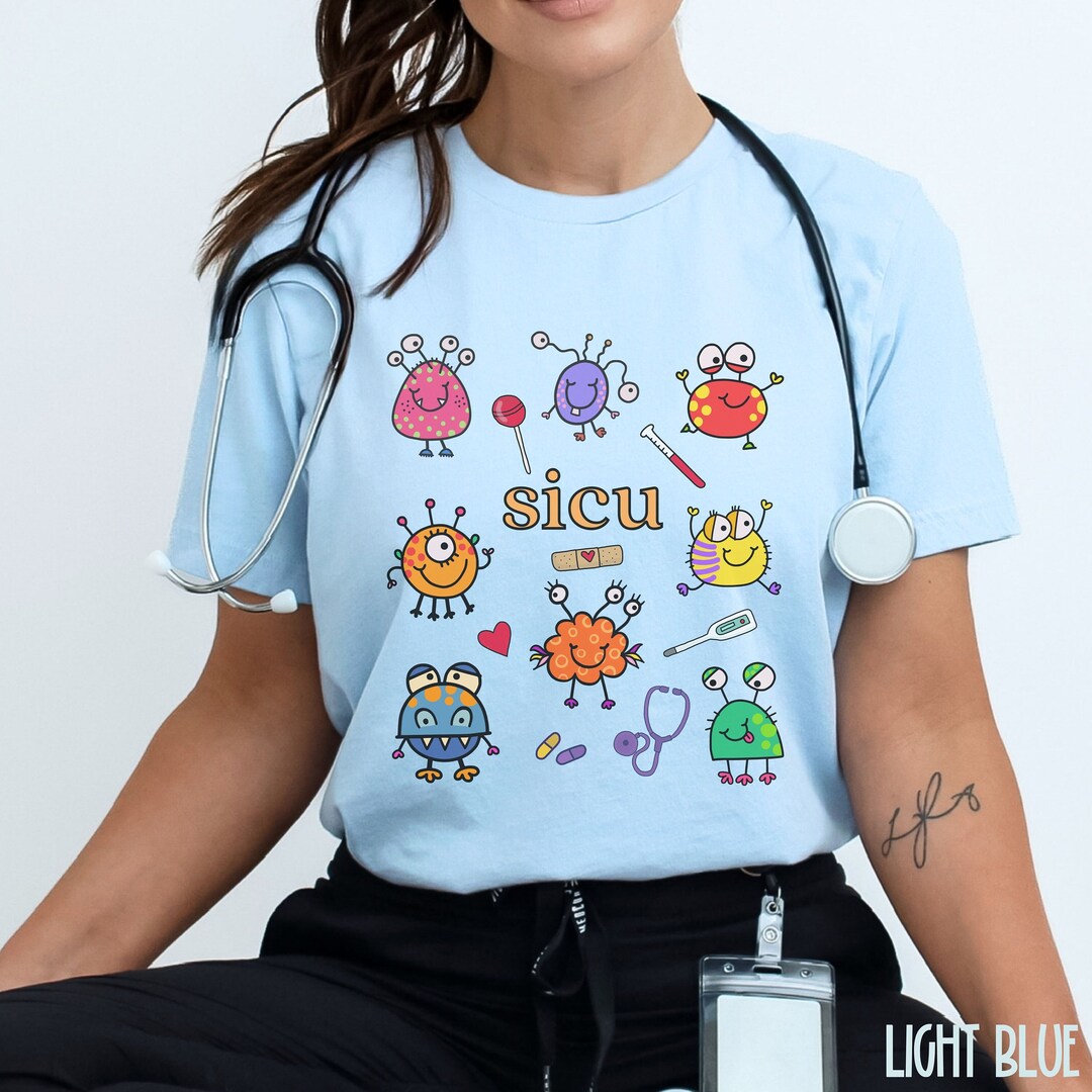 SICU Nurse Shirt, Surgical Nurse Shirt, Surgical Intensive Care Unit ...