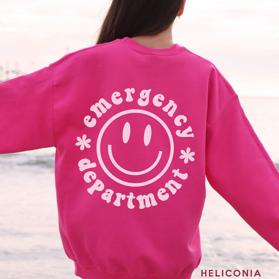 Emergency Department Sweatshirt Retro Emergency Room Nurse Emergency ...