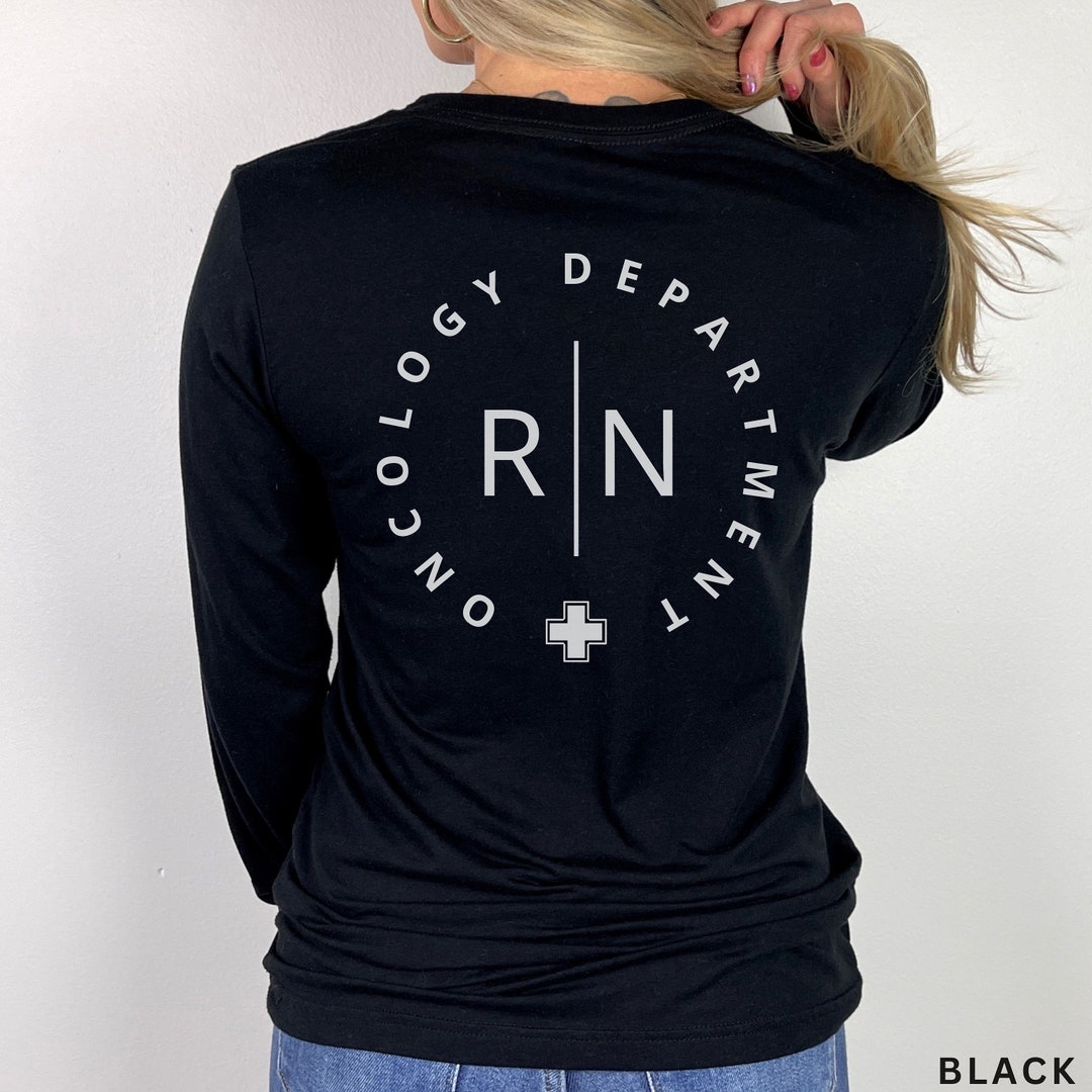 Oncology Nurse Long Sleeve Shirt, Oncology Nurse Shirt, Nurse Gift, RN ...