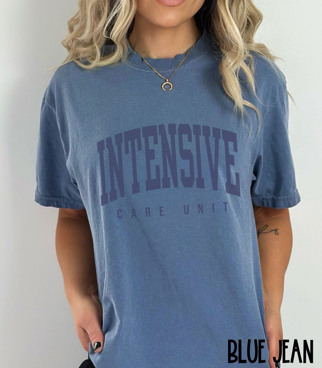 Comfort Colors ICU Nurse Shirt Critical Care Nurse Intensive Care Nurse ...