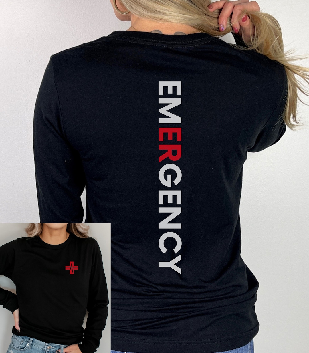 Emergency Department Long Sleeve Shirt ED Emergency Medicine Emergency ...