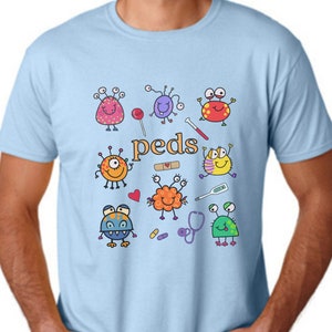 Pediatric Nurse Shirt Pediatrics Shirt PEDS Nurse Shirt Pediatrician ...
