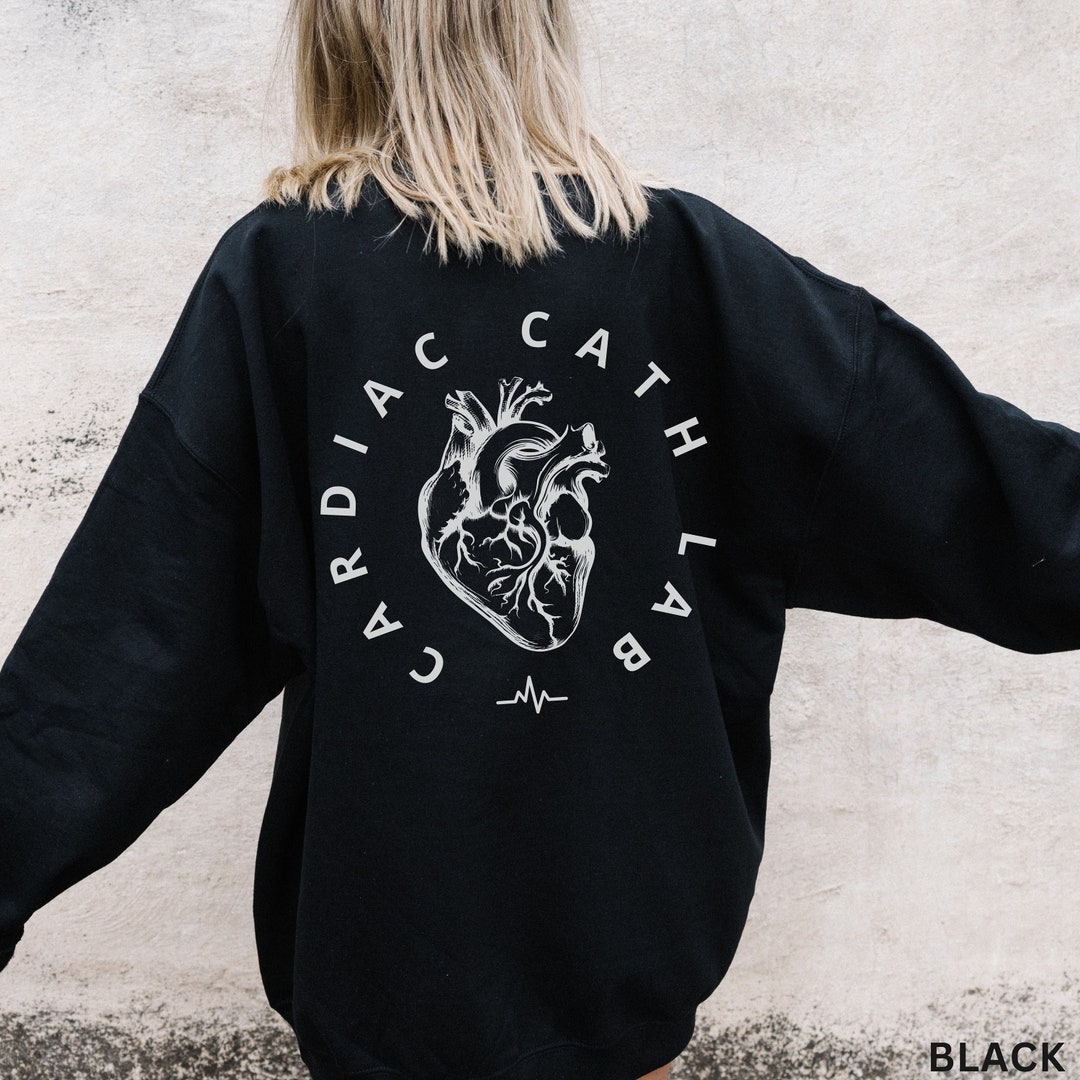 Cardiac Cath Lab Sweatshirt, Cath Lab Sweater, Cardiac Nurse Crewneck ...
