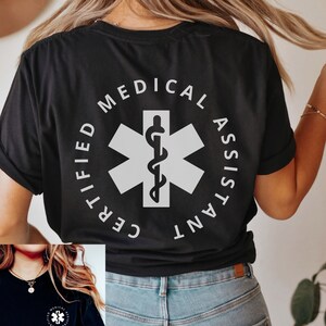 Certified Medical Assistant Shirt CMA Shirt Medical Assistant Nursing ...