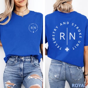 Telemetry and Stroke Unit Nurse Shirt, Cardiac Telemetry Nurse ...