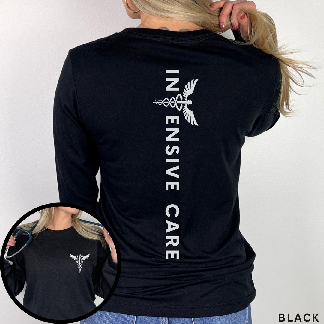 ICU Long Sleeve Shirt, Intensive Care Unit Shirt, ICU Nurse Shirt, Unit ...
