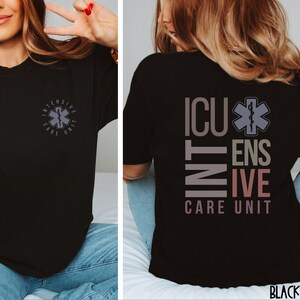 ICU Nurse Shirt, Comfort Colors Shirt, Intensive Care Unit Shirt, Nurse ...