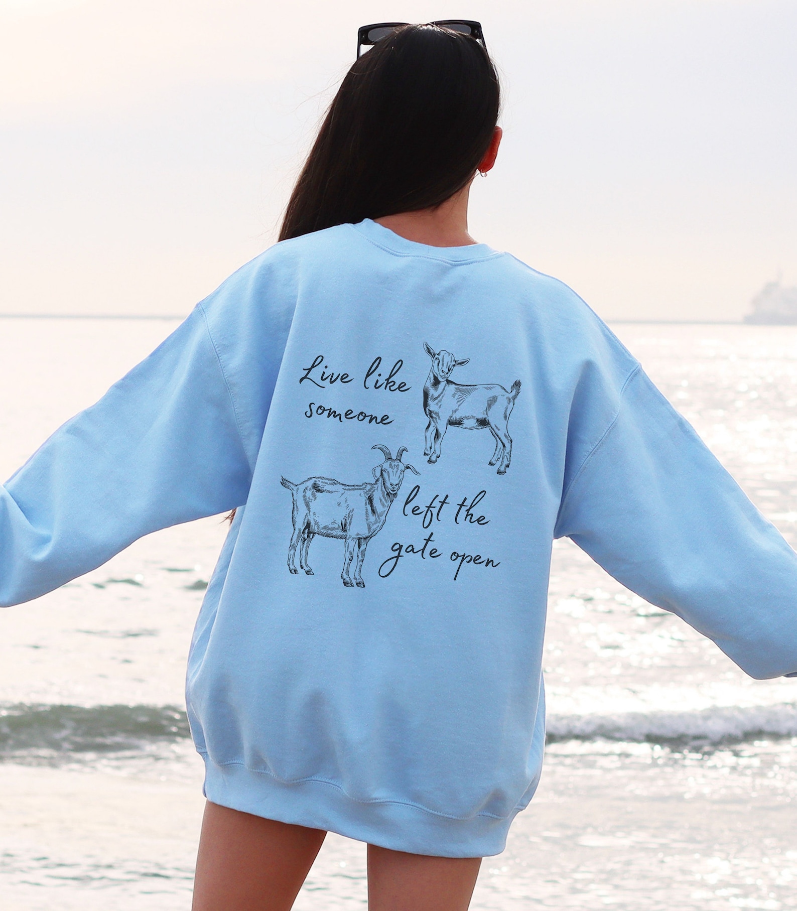 Goat Sweatshirt Goat Lover Gift Goat Gifts Goat Shirt Goat Sweater Goat ...