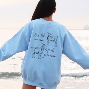 Goat Sweatshirt Goat Lover Gift Goat Gifts Goat Shirt Goat Sweater Goat ...