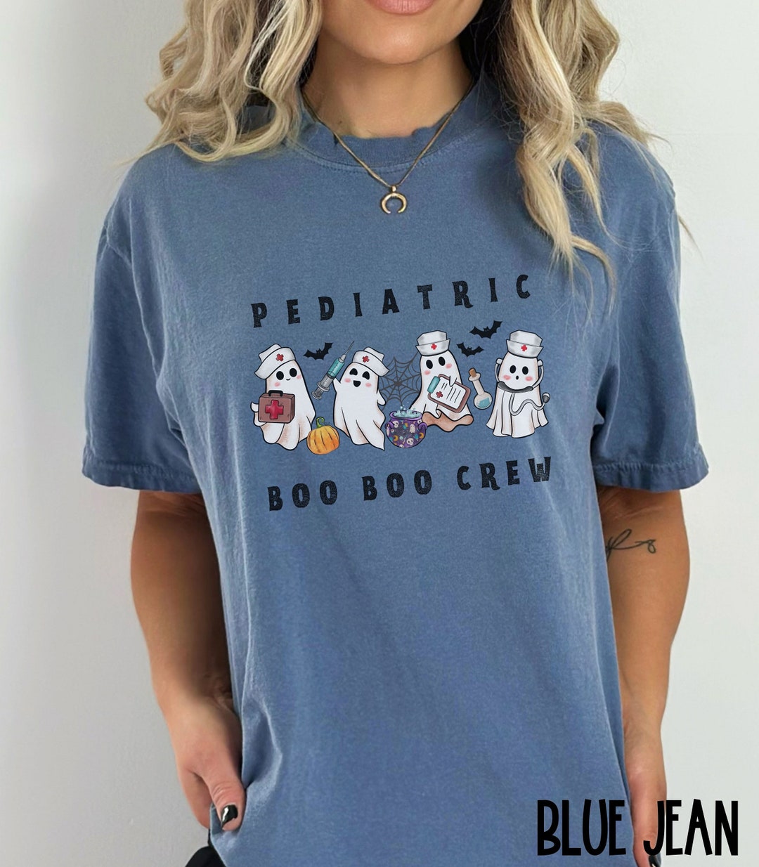 Halloween Pediatric Nurse Shirt PEDS Nurse Comfort Colors Shirt Boo Boo ...