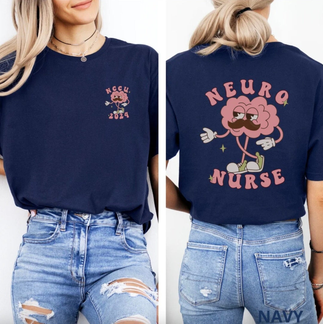 Custom Mustache Neuro Shirt, Neuro Nurse Shirt, Neuro ICU Nurse ...